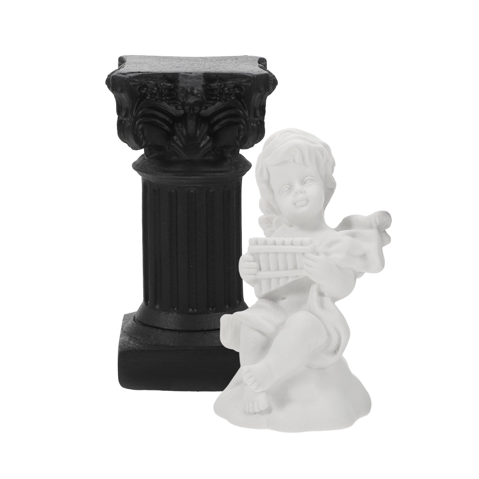 Little Angel Figurine Mini Roman Column Decoration Greek Columns Candle ...