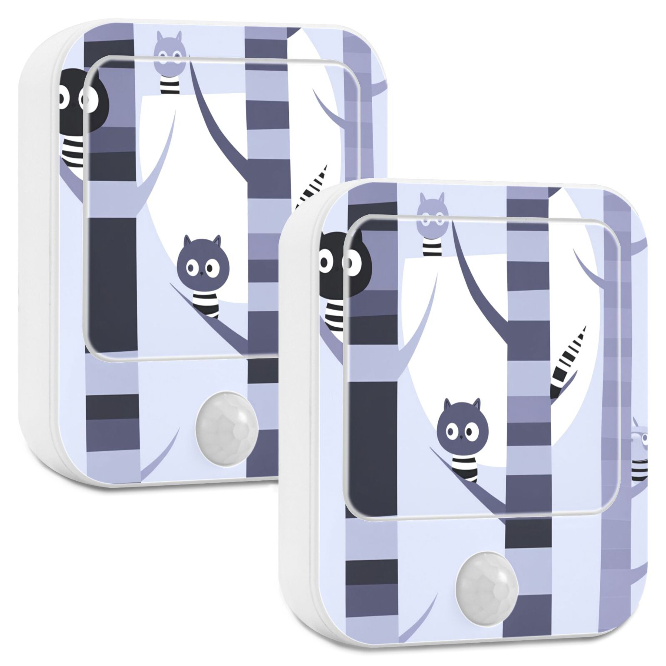 Little Animals in Moonlight 2 Pack Night Light with Motion Sensor ...