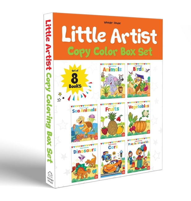 Little Artist Series: Little Artist Copy Colouring Boxset : Pack of 8 ...