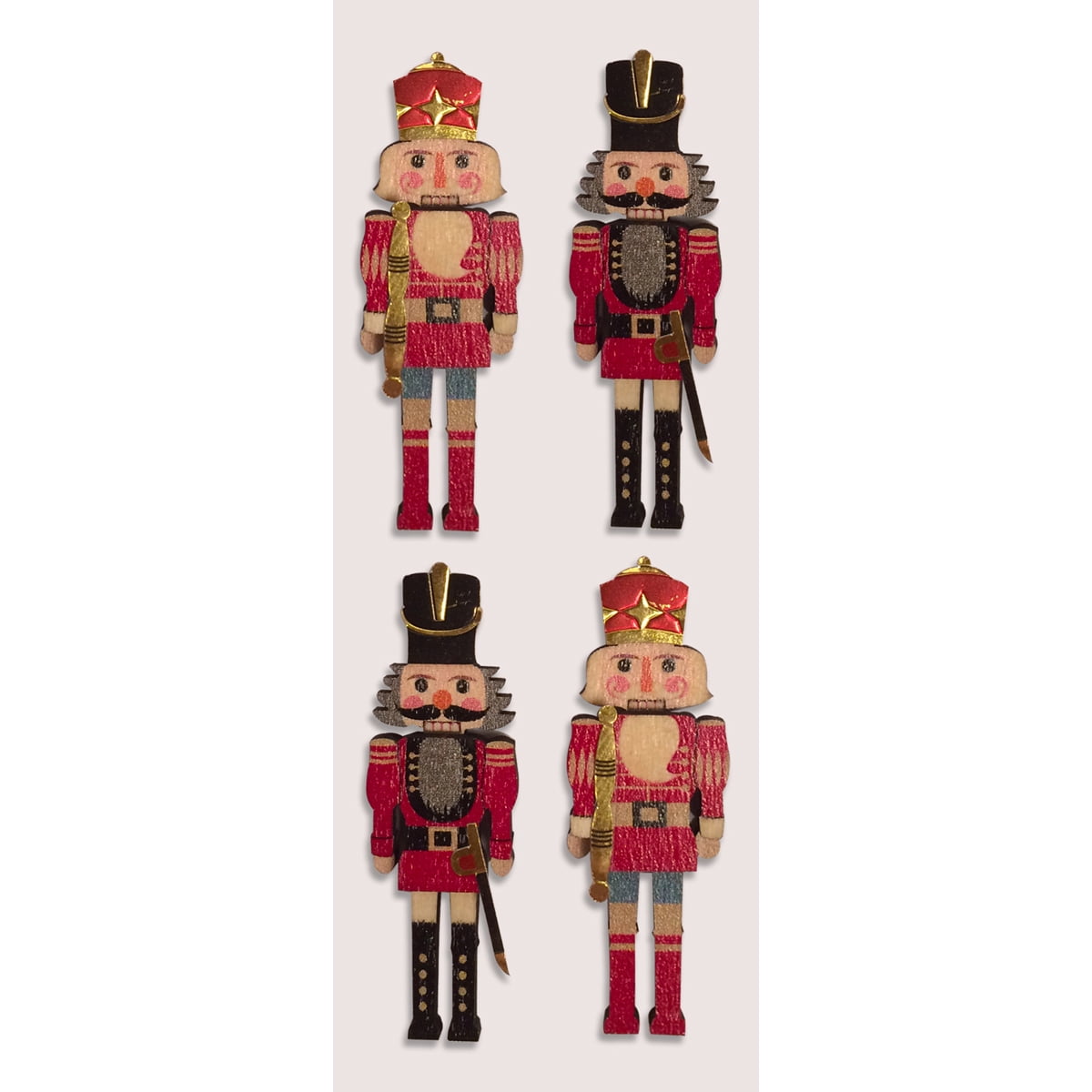 Little B Mini Stickers-classic Nutcrackers - Walmart.com