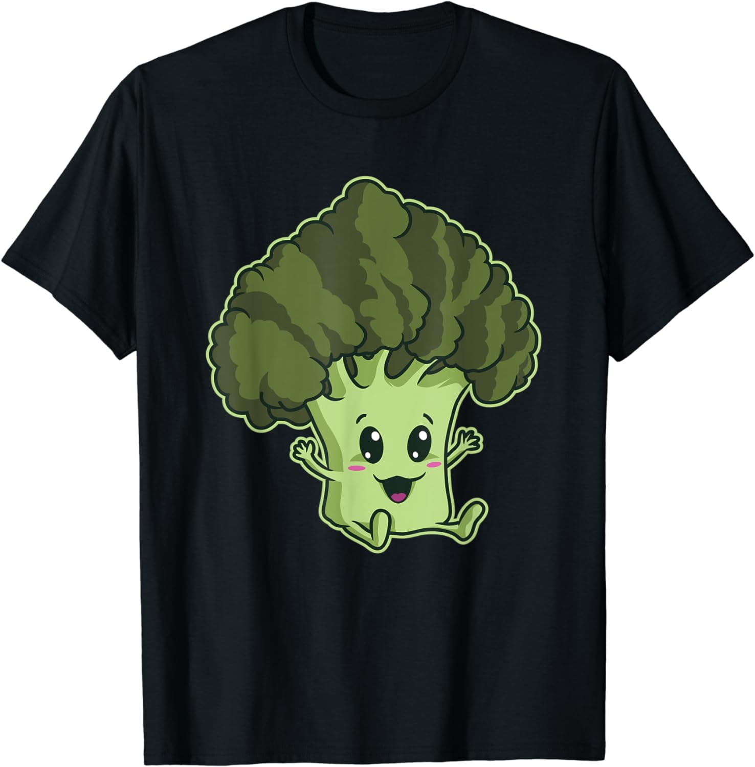 Little Baby Plant - Vegan Vegetarian Kawaii Broccoli T-Shirt - Walmart.com