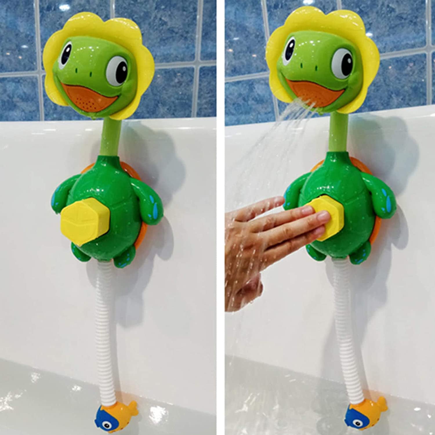 Little Bado Turtle Baby Bath Time Toy, Spray Bathing Fun for Kids ...
