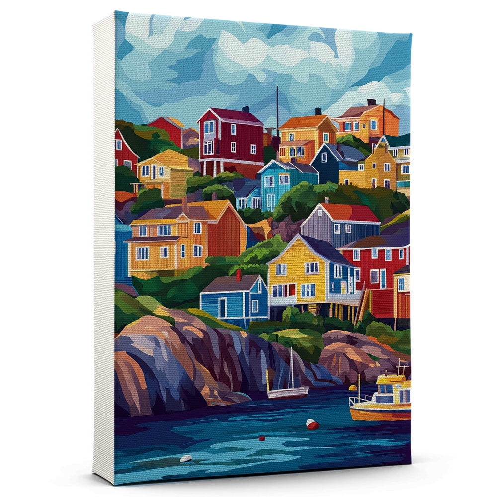 Little Bay Islands Canvas Print, Newfoundland Canvas Wall Art, Little ...