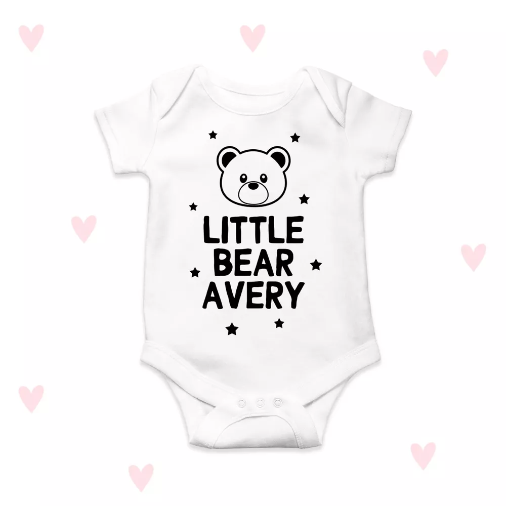 Little Bear Baby Grow Cute Gifts Baby Shower Boys Girls Clothing Cute ...
