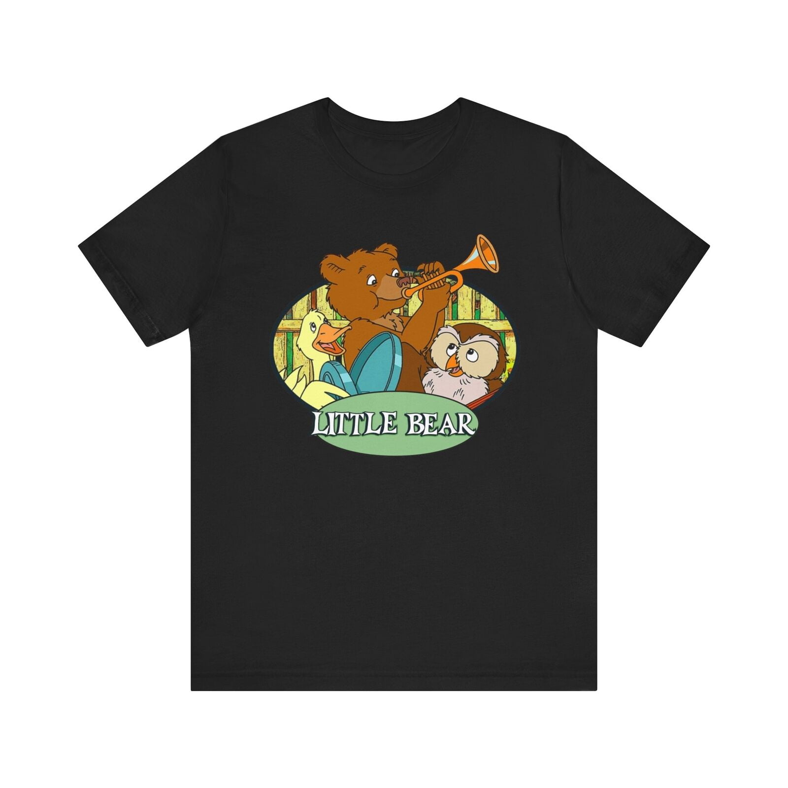 Little Bear Friends Nickelodeon Treehouse 90s Kids Cartoon Tee Shirt ...