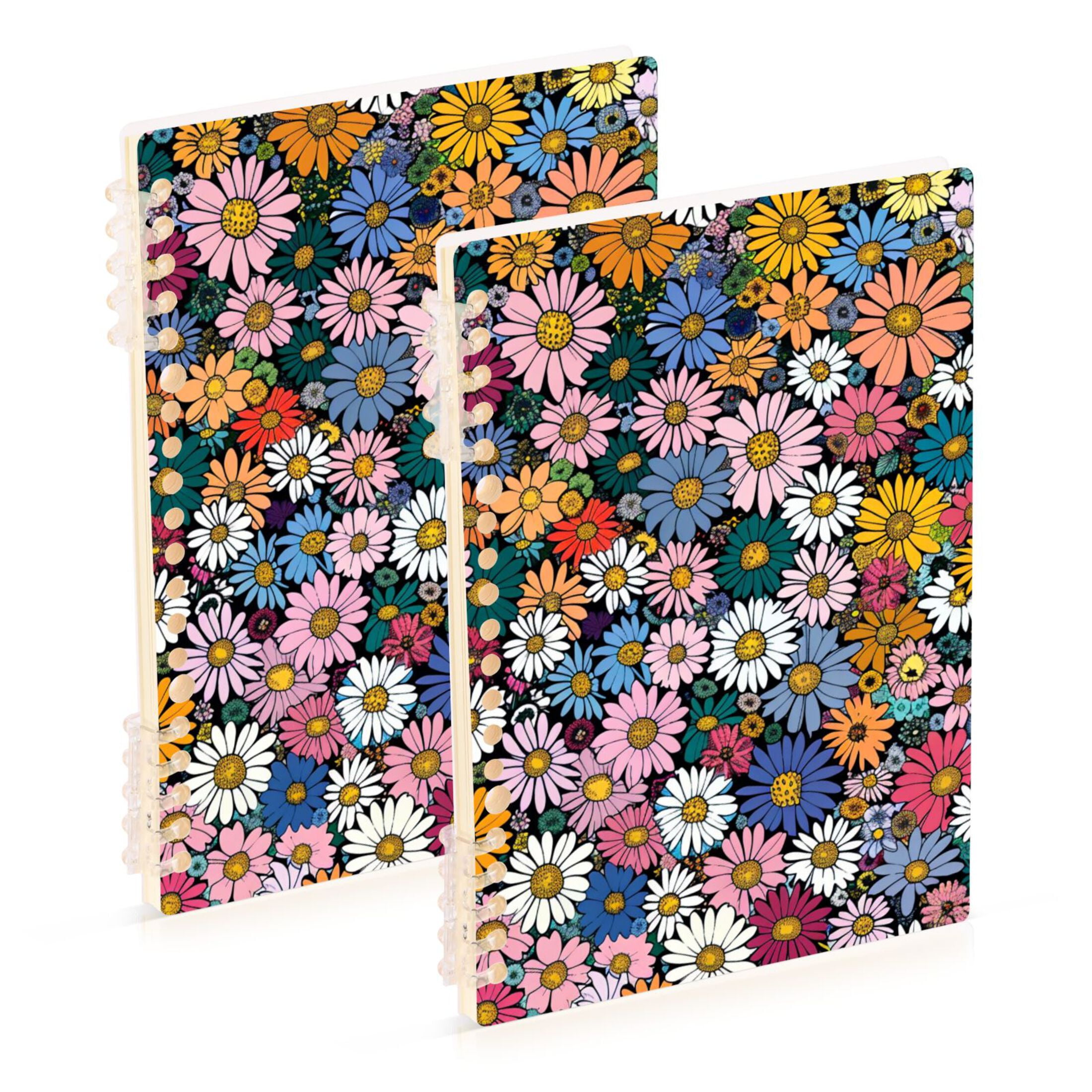 Little Beautiful Daisy Flower Notebooks 2 Pcs 1-subject Journal 60 ...