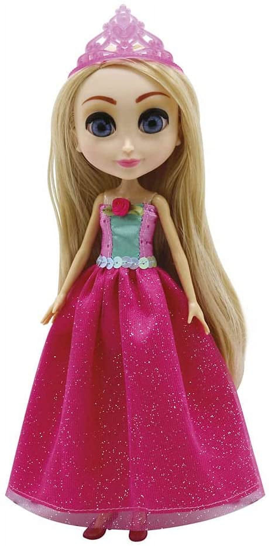 Little Bebops Princess Doll - 10" Doll, with Gorgeous Long Hair to ...