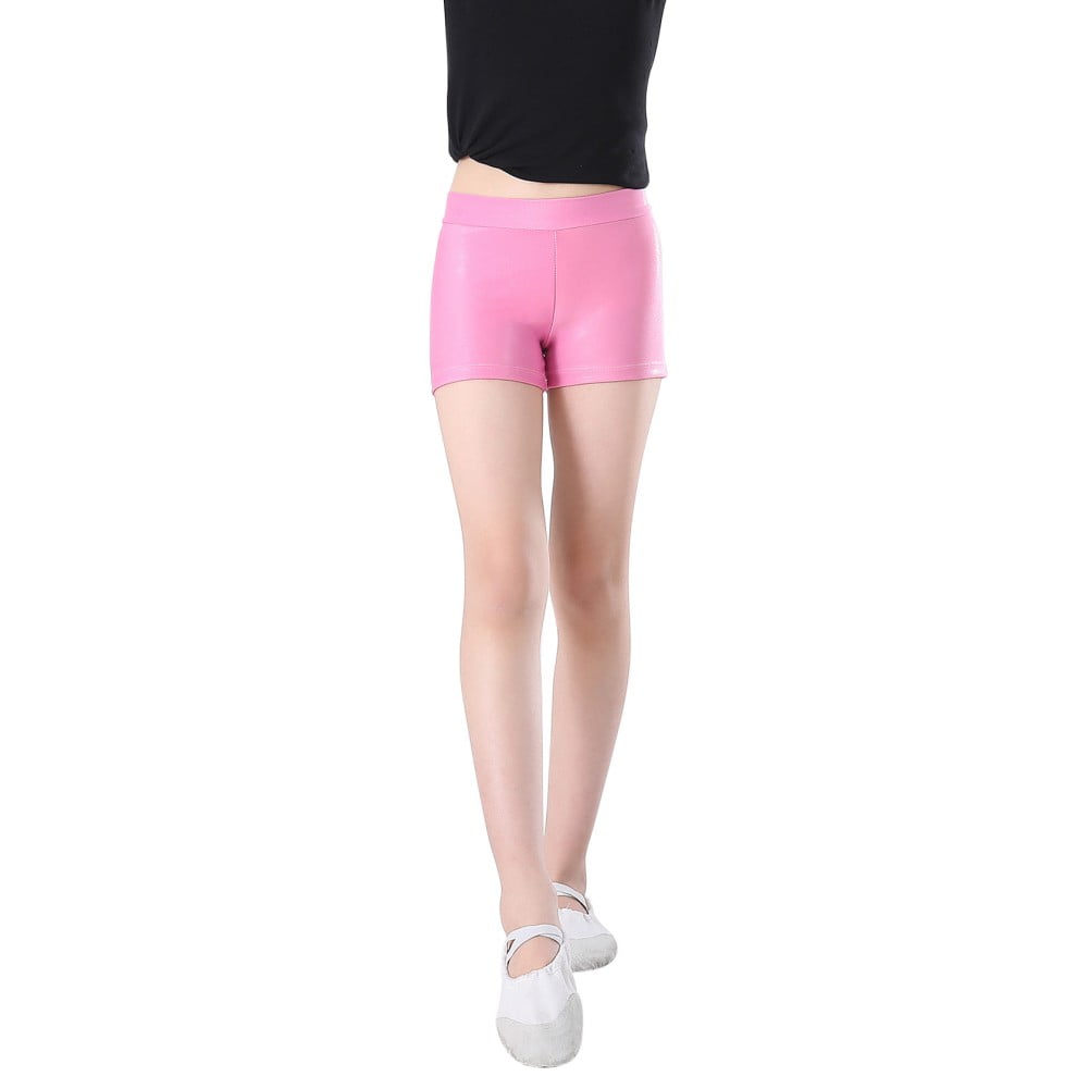 Little Big Girls' Sparkle Dance Tumbling Athletic Gymnastics Short ...
