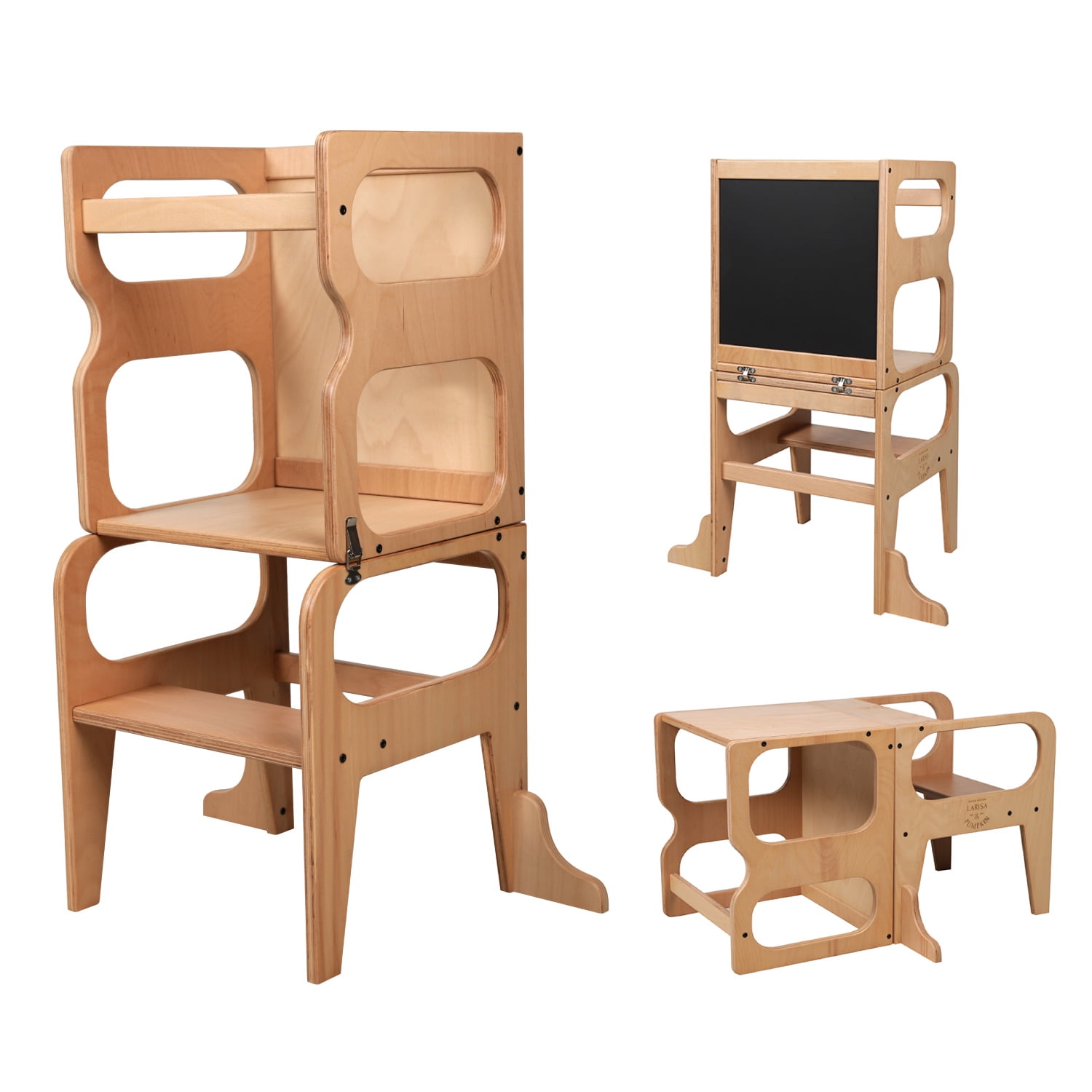 Little Big Playroom Sit and Stand Convertible Toddler Step Stool and ...