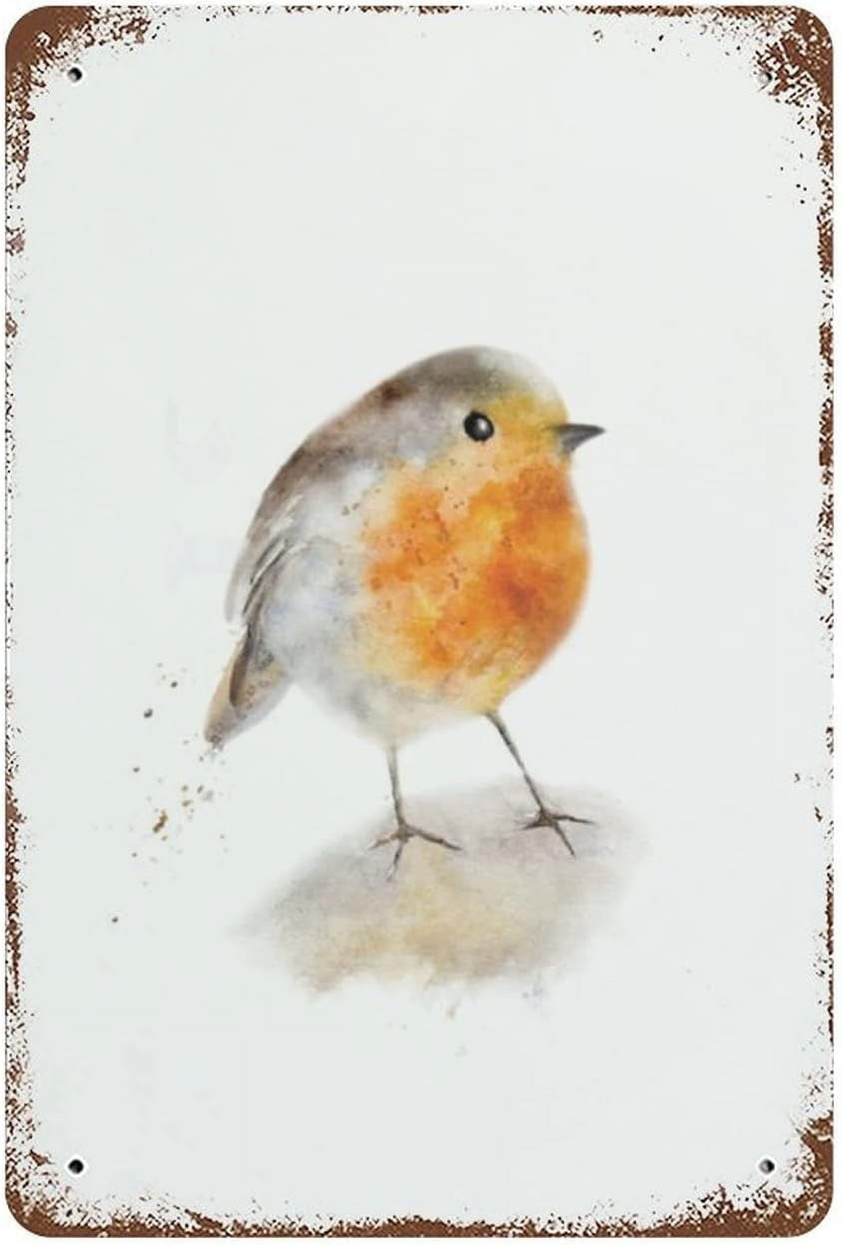 Little Bird Metal Tin Signs- Exquisite Wall Art Decor Inspirational ...