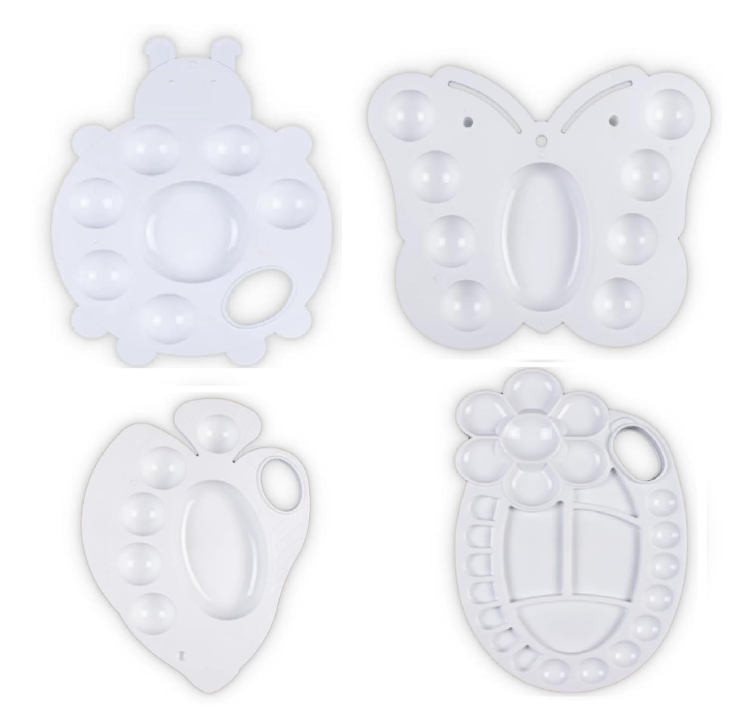 Little Birdie Artist Colour Mixing Palette Ladybug Flower Butterfly ...