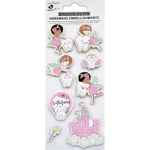 Little Birdie Sticker Embellishment 3/Pkg-Happy Bird-Day - Walmart.com