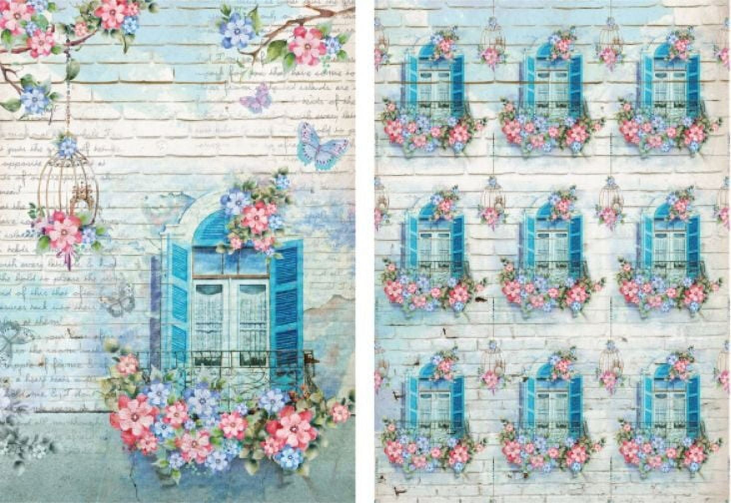 Little Birdie Decoupage Filament Paper A4 2/Pkg-Window Garden - Walmart.com