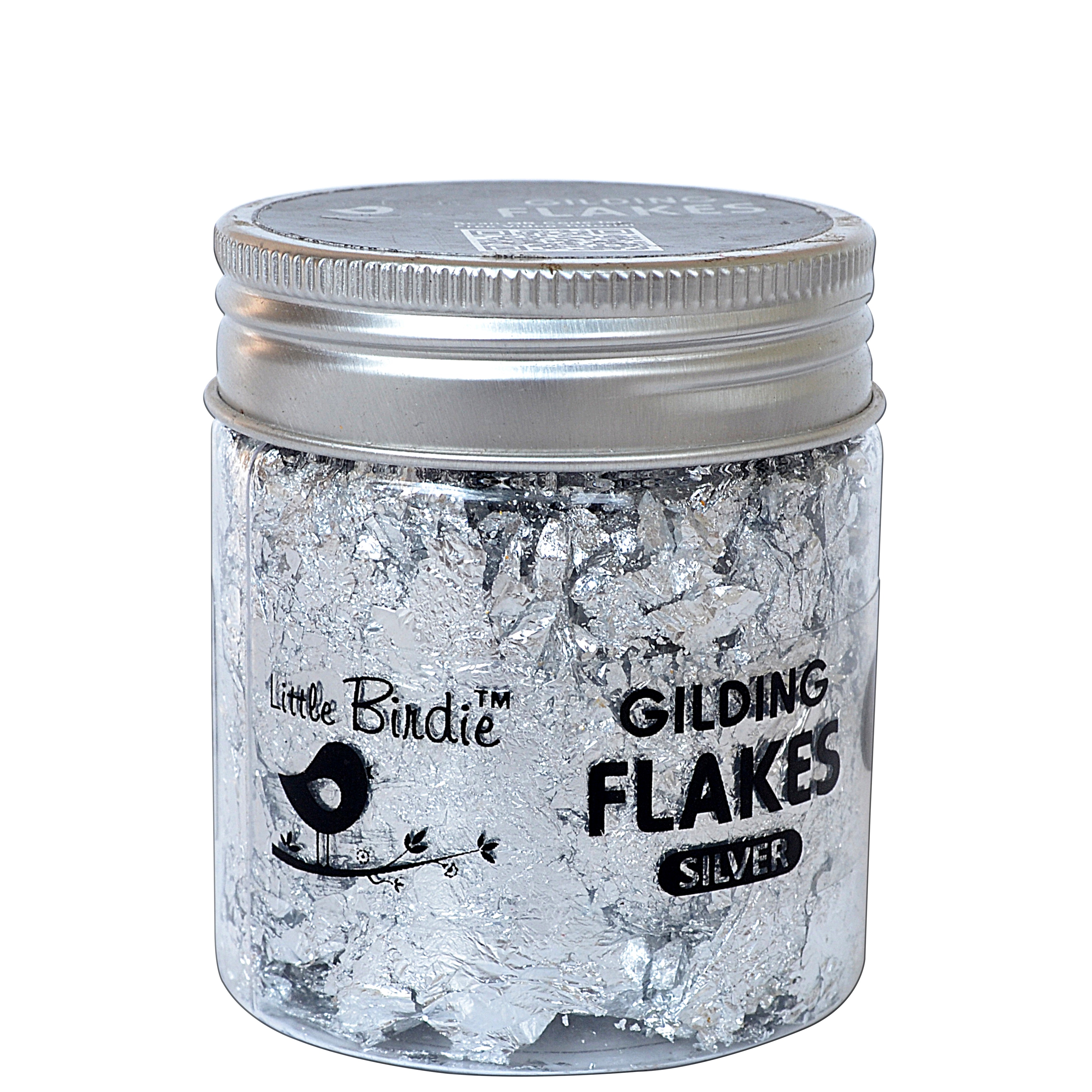 Little Birdie Gilding Flakes 15g-Silver - Walmart.com