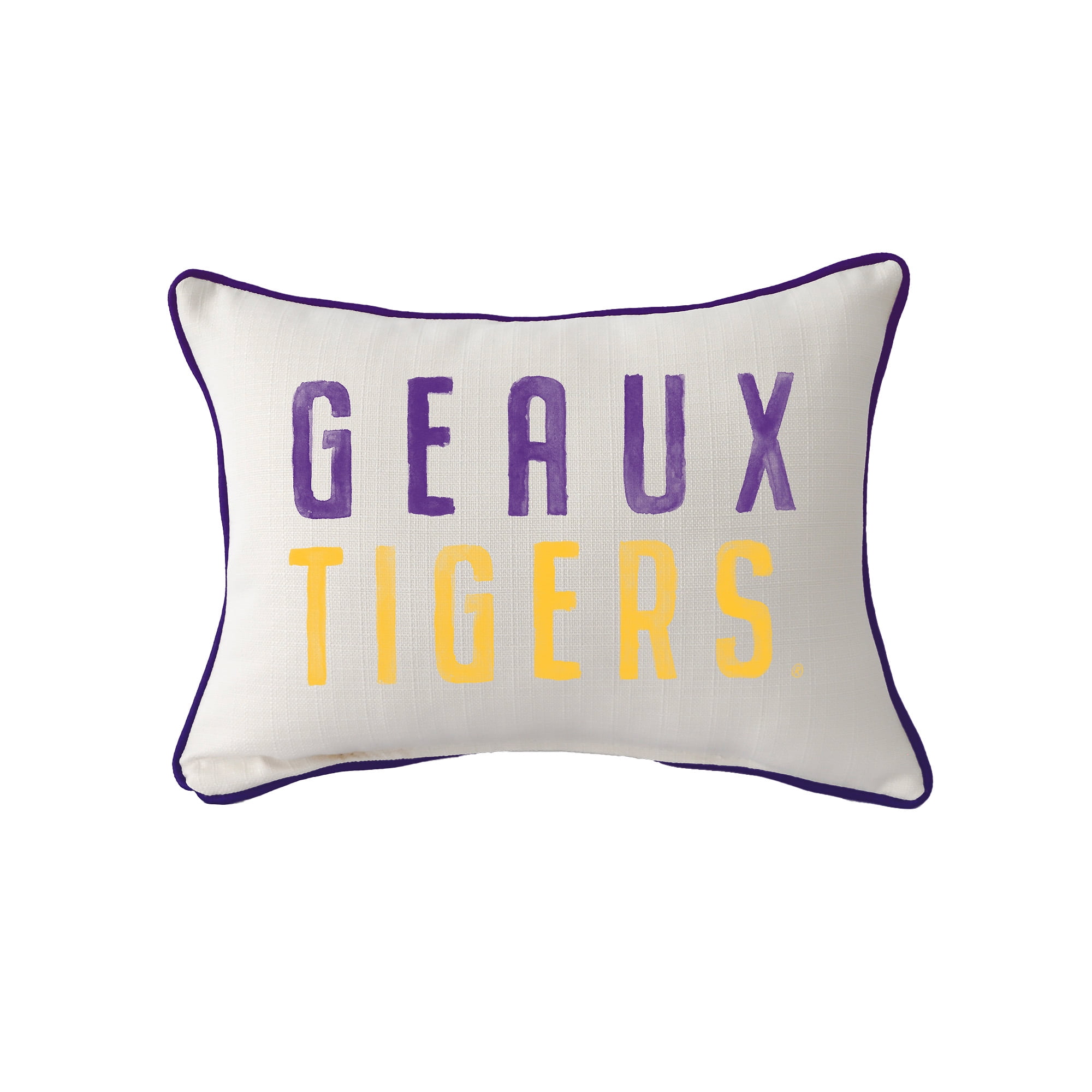 Little Birdie LSU Tigers Rectangular Piped Pillow - Walmart.com
