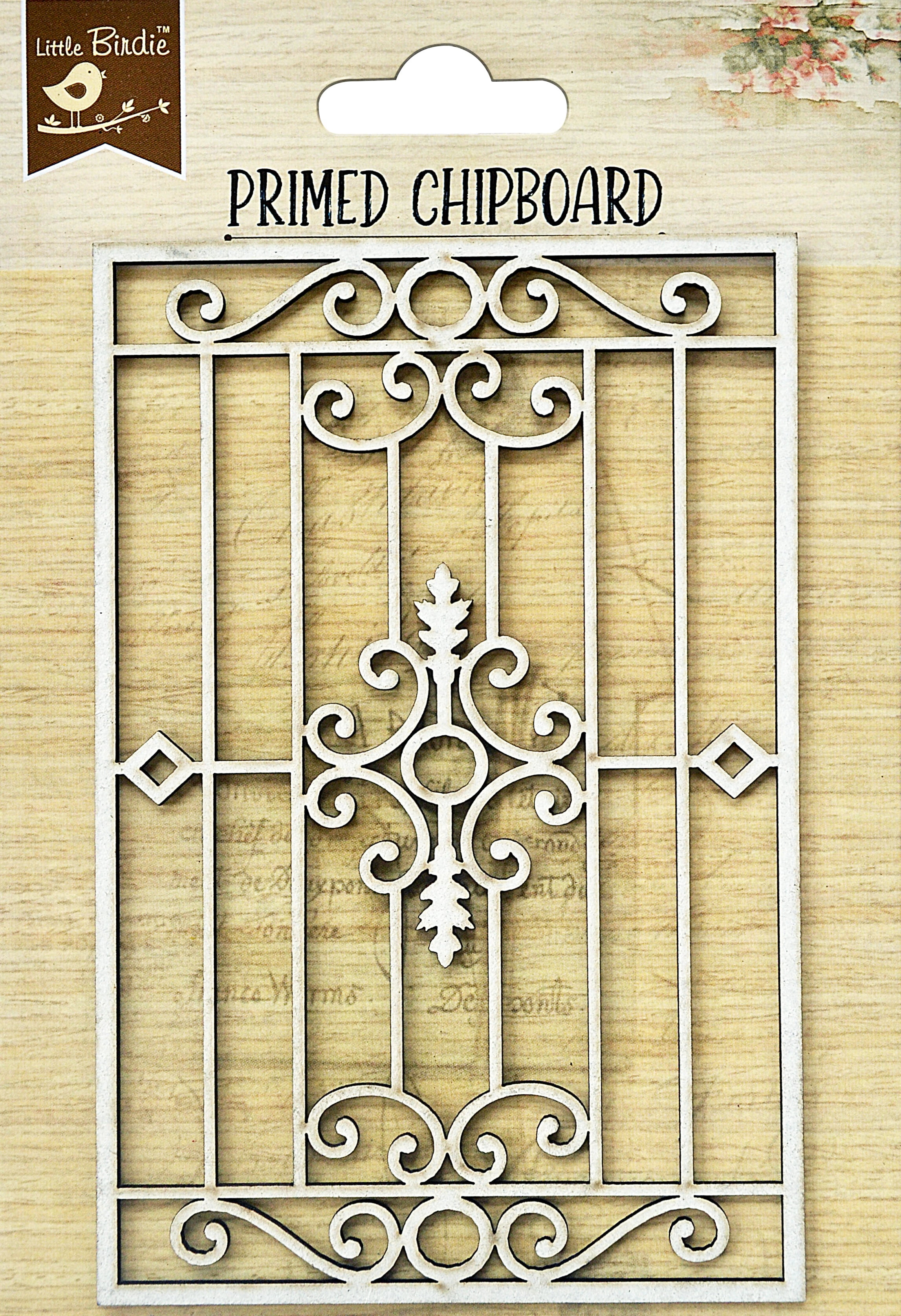Little Birdie Laser Cut Primed Chipboard 1/Pkg-Scroll Splendor ...