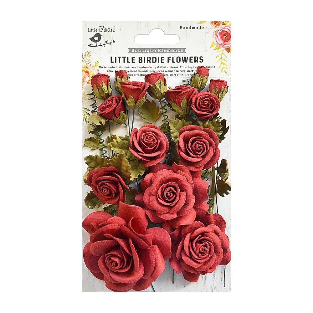 Rosalind Mixed Rose Paper Flowers from Little Birdie - Walmart.com
