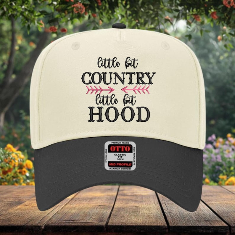 Little Bit Country Little Bit Hood Trucker Hat,Country Girl Snapback ...