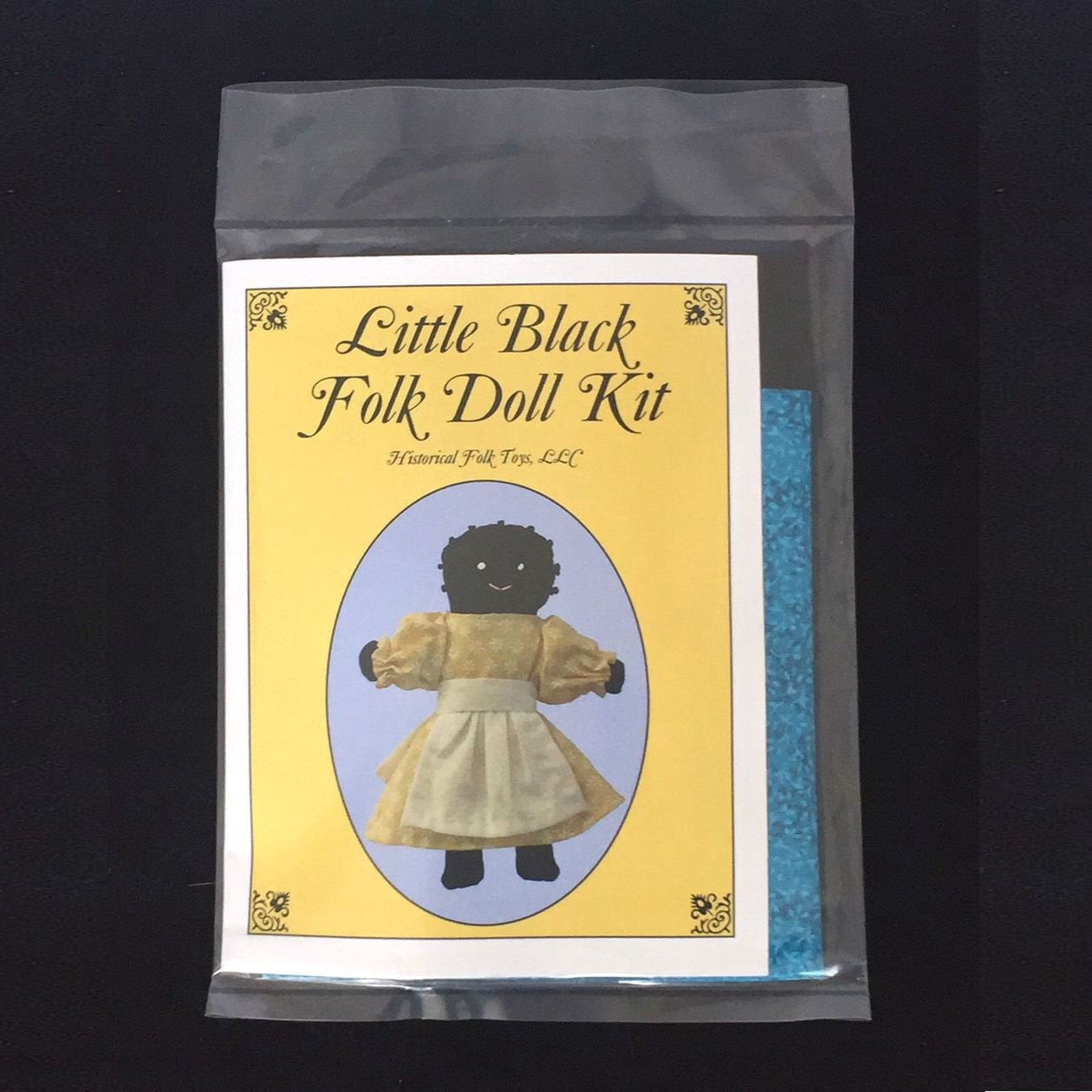 Little Black Folk Doll Kit (hft4717) - Walmart.com