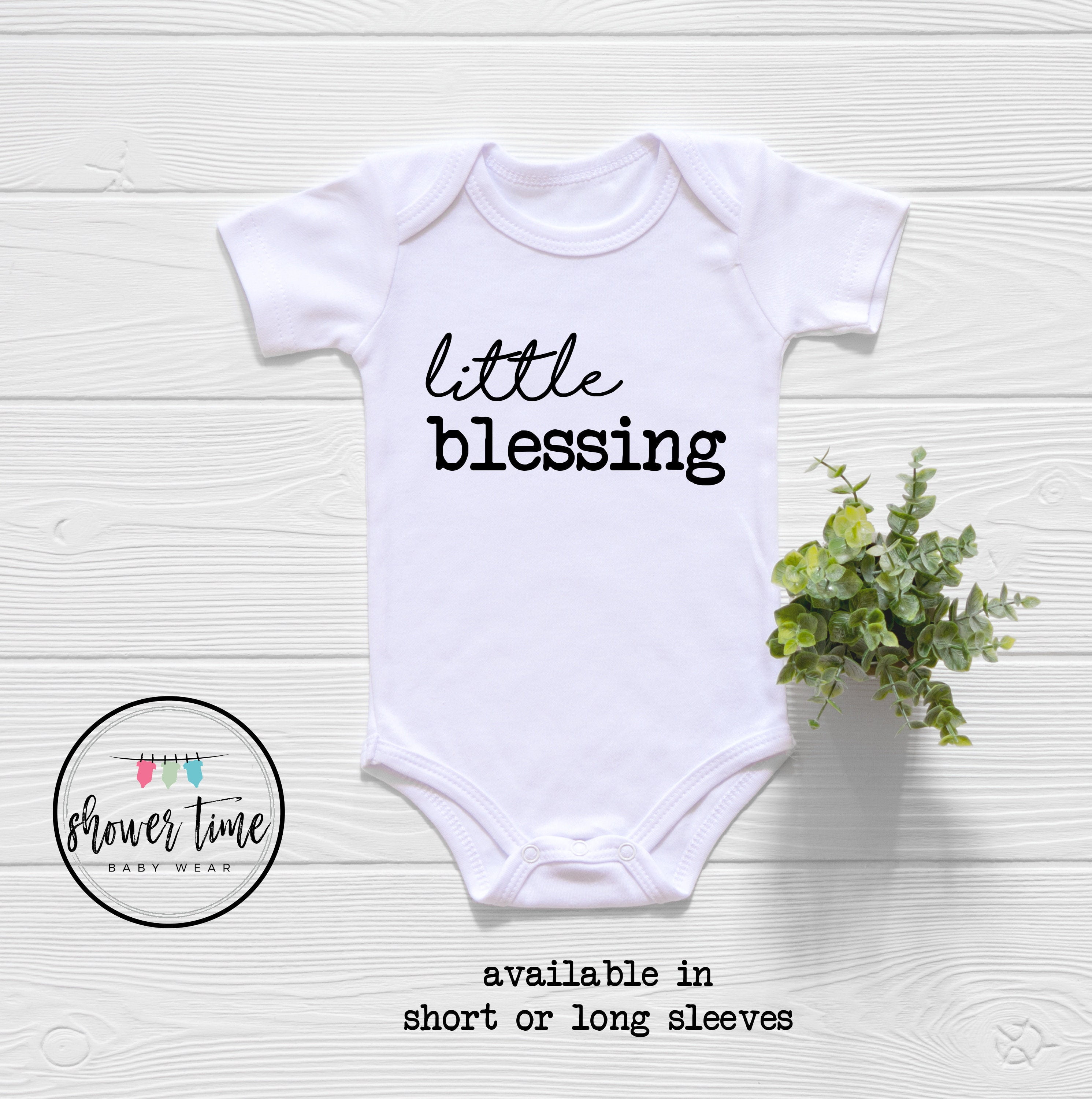 Little Blessing Baby Onesie - Little Answered Prayer Baby Onesie - Tiny Miracle Onesie - Blessed ...