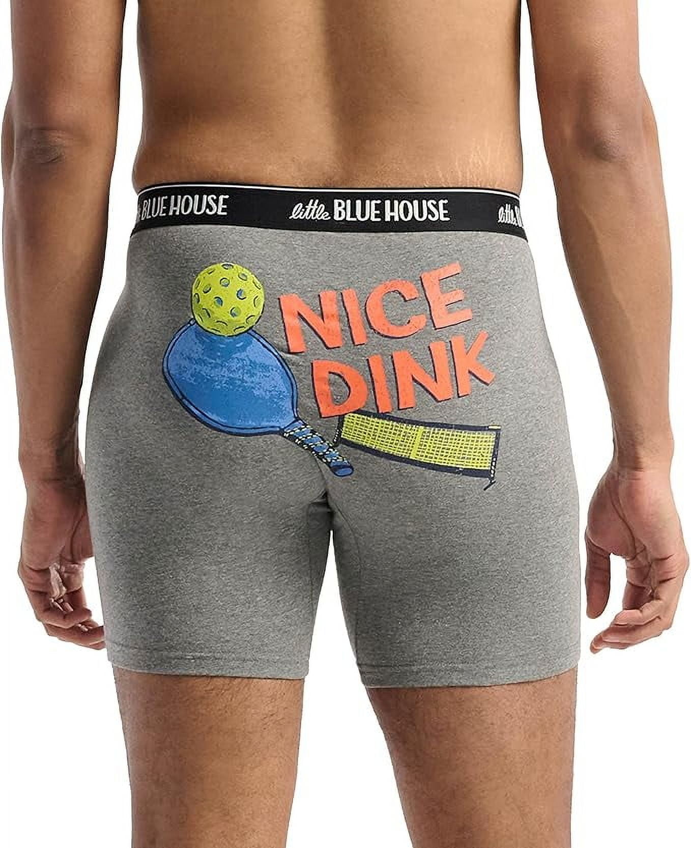 Little Blue House Men's Funny Boxer Briefs, Nice Dink, Medium - Walmart.com