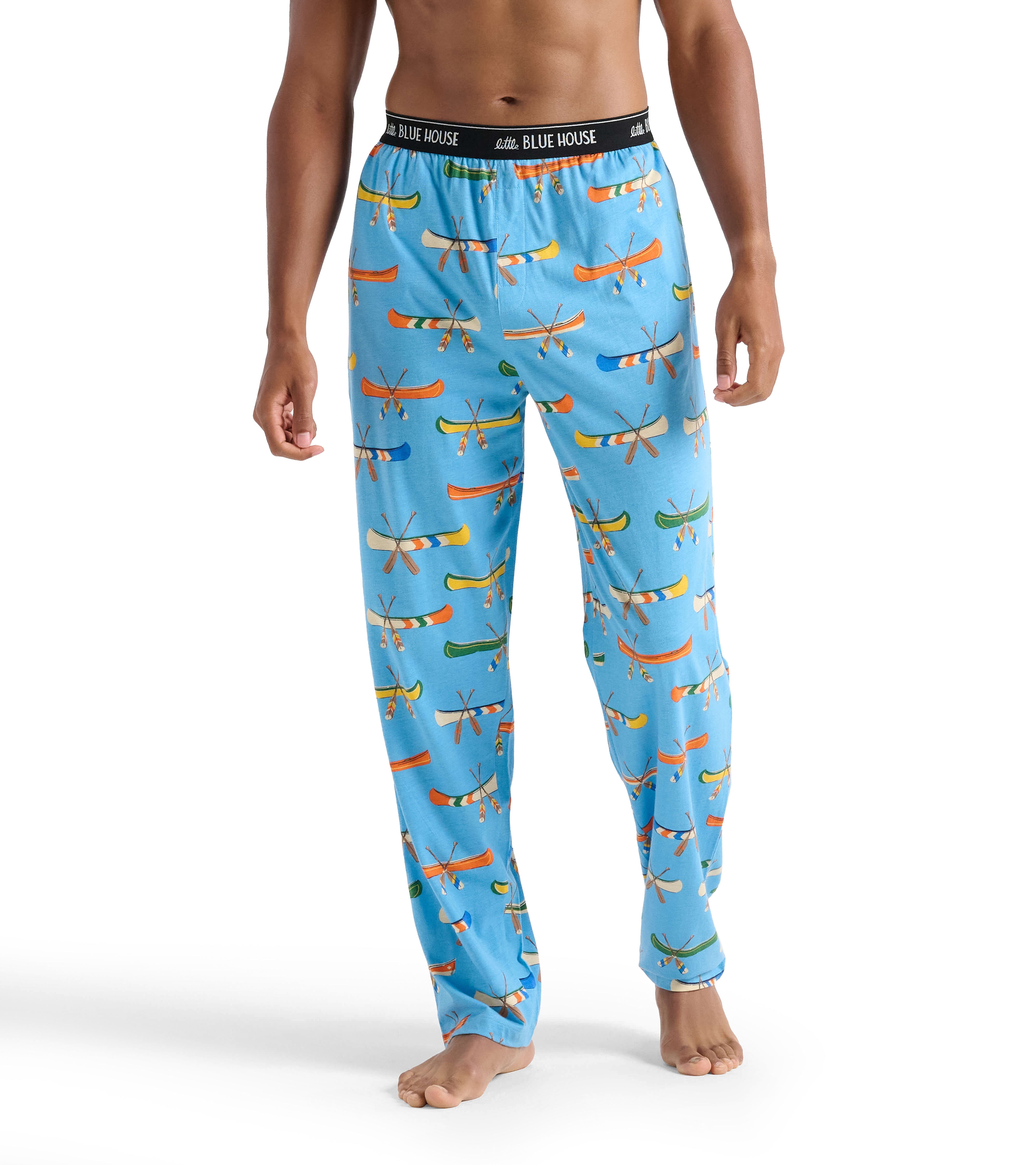 Little Blue House by Hatley Men's Jersey Pajama Pants, On The Lake ...
