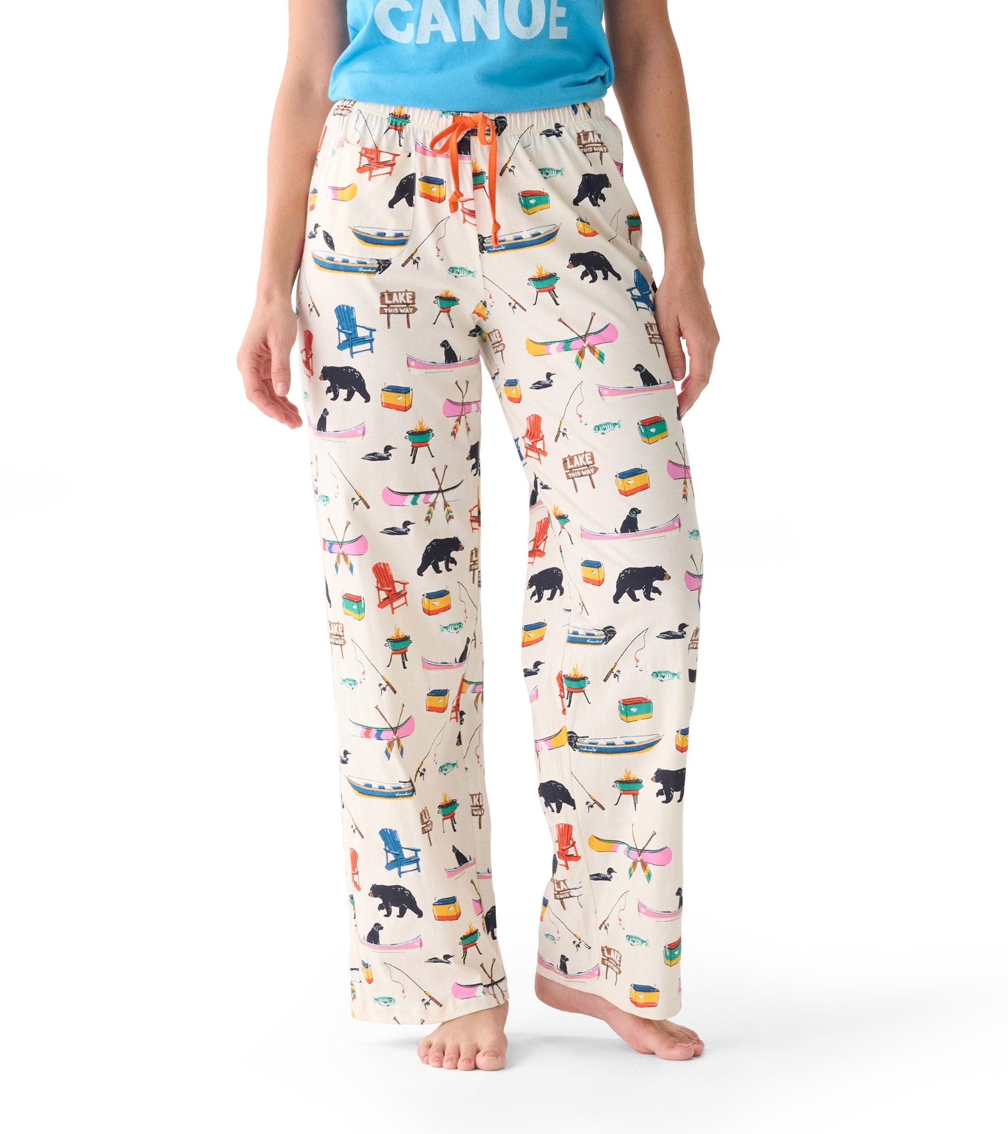 Little Blue House by Hatley Women's Jersey Pajama Pants, On The Lake ...