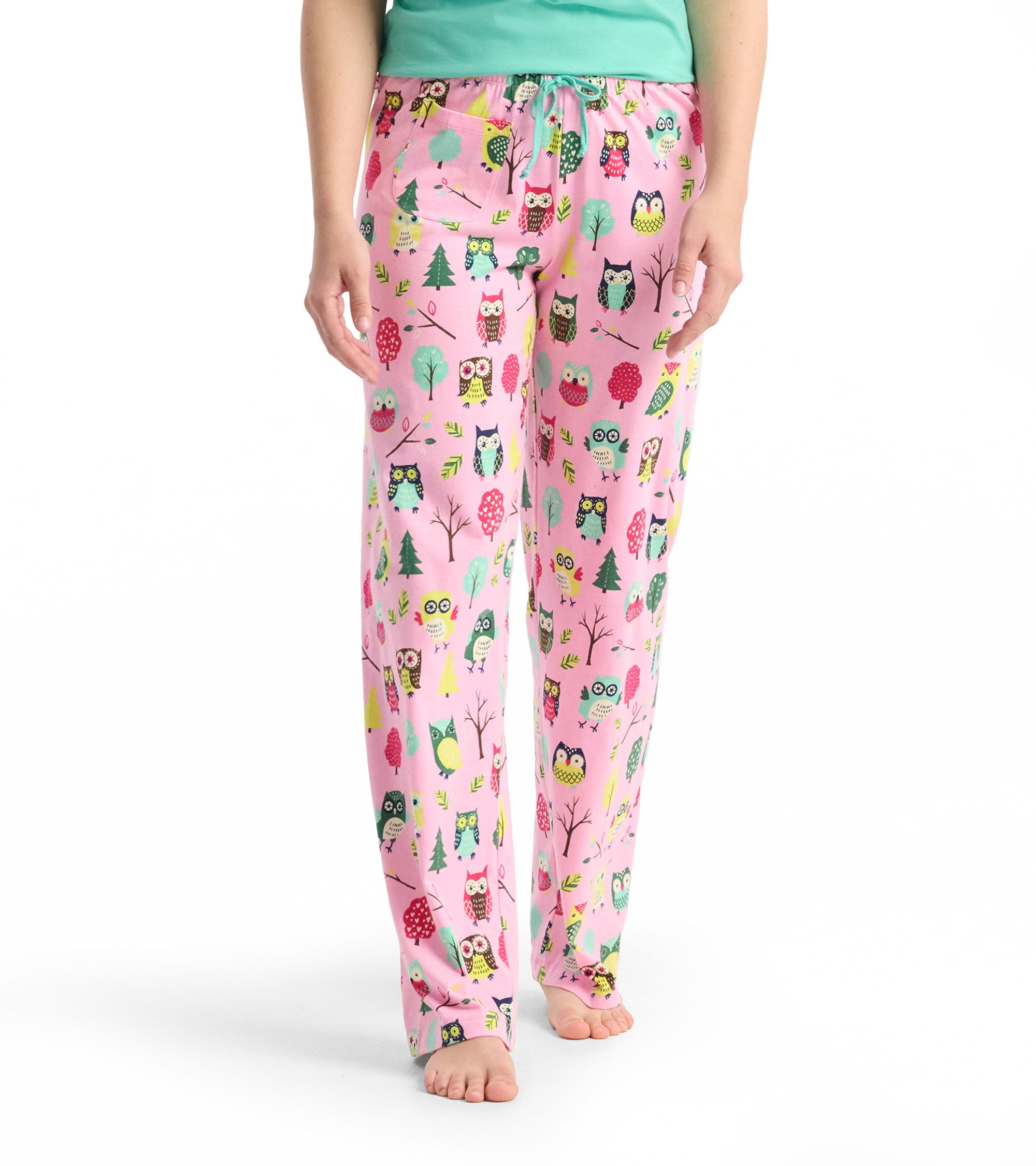 Little Blue House by Hatley Women's Jersey Pajama Pants, Owls, Small ...