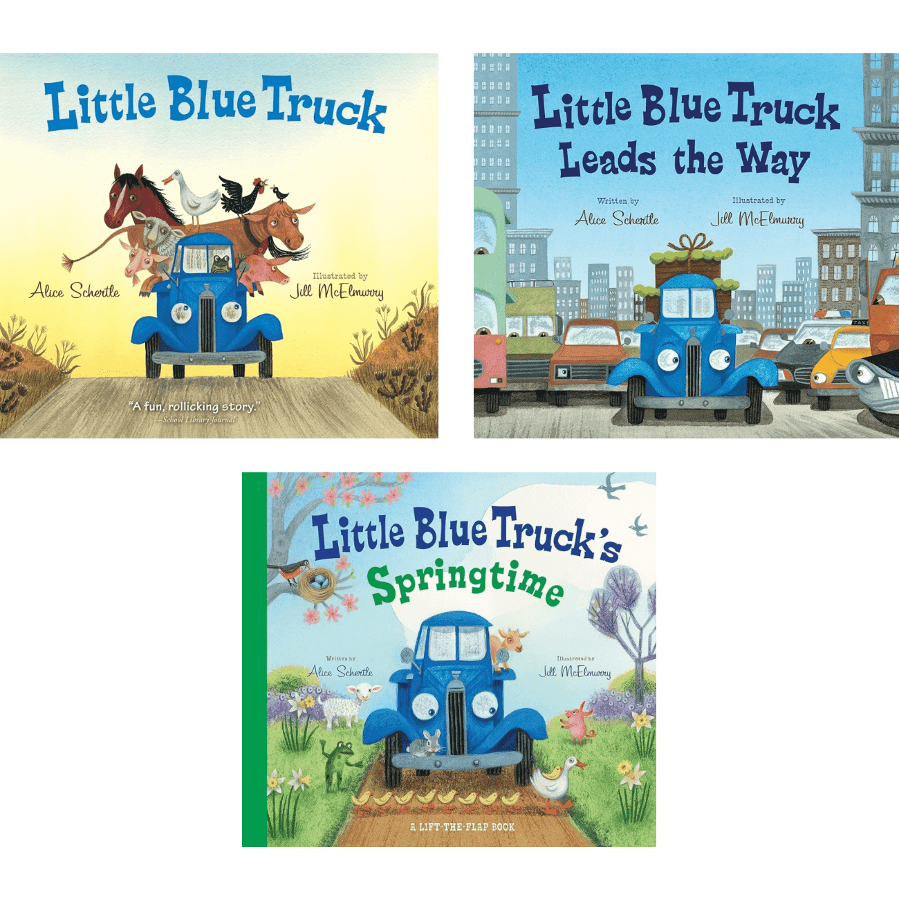 Little Blue Truck Lap Board Book Set : Little Blue Truck; Little Blue ...