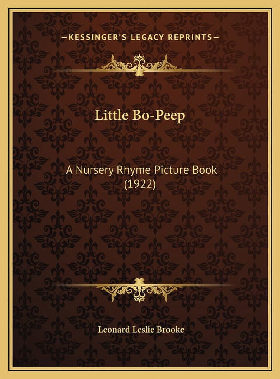 Little Bo-Peep: A Nursery Rhyme Picture Book (1922) (Hardcover ...