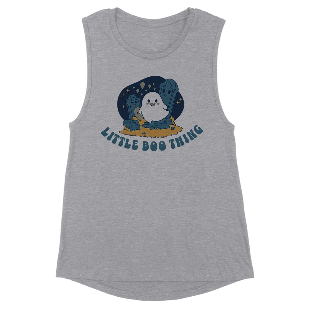 Little Boo Thing Women's Muscle Tank Medium Heather Grey - Walmart.com