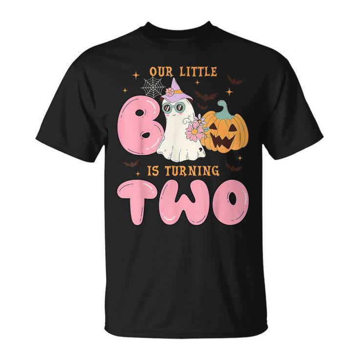 Our Little Boo Is Turning Two 2nd Birthday Outfit Girl T-Shirt Cute ...