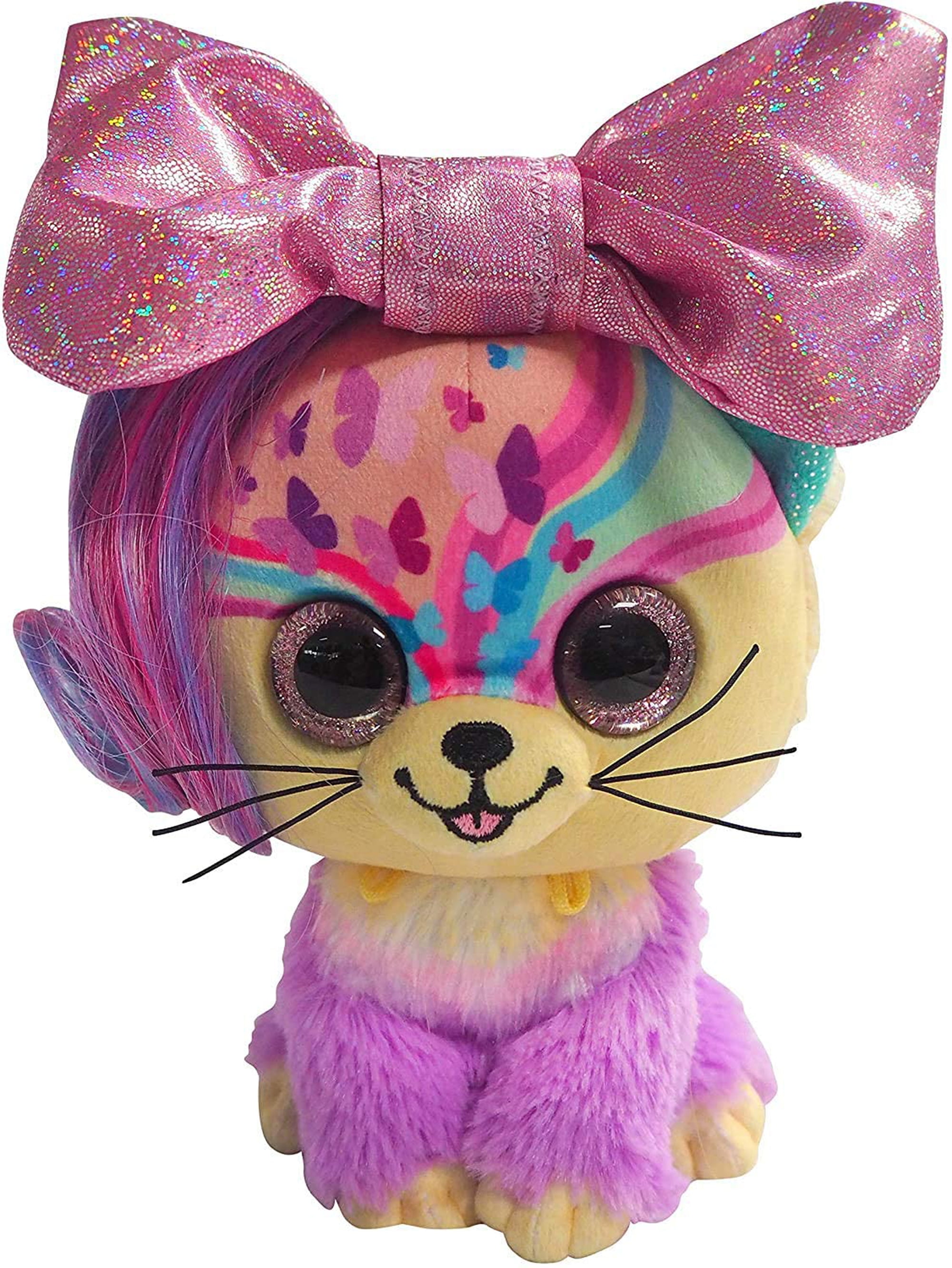 Little Bow Pets 6" Butterfly Bow Cat Plush Toy - Walmart.com