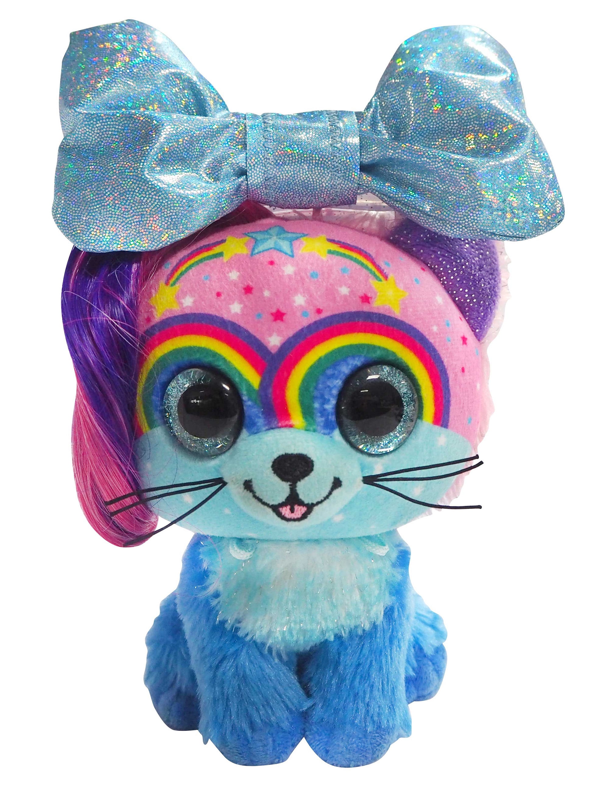 Little Bow Pets 9" Twinkle Bow Cat Plush Toy - Walmart.com
