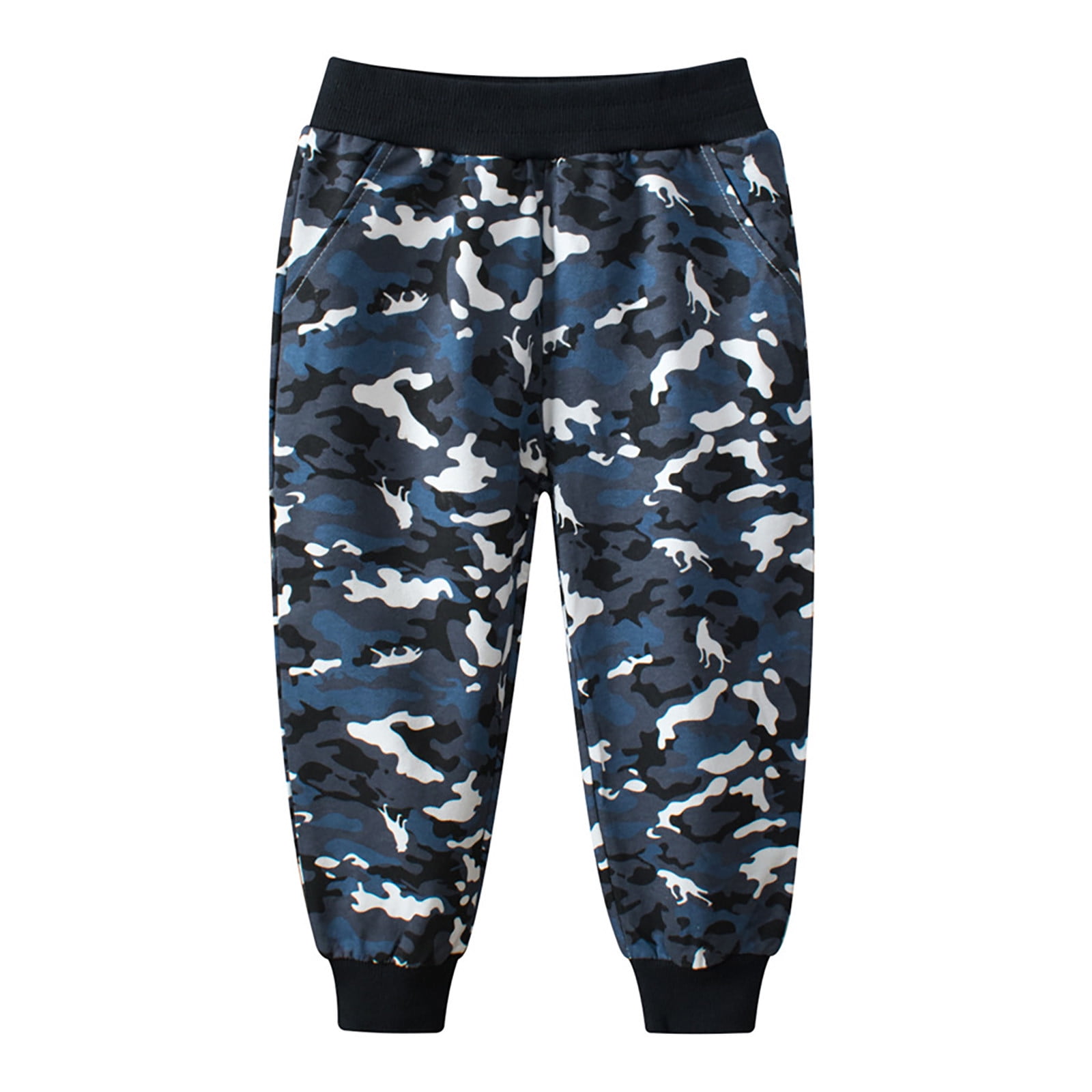 Little Boy Camouflage Sweatpants Elastic Waist Sport Jogger Pants ...
