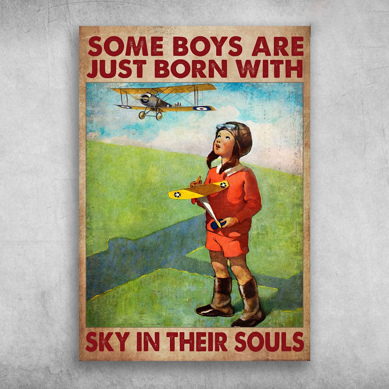 Little Boy Pilot - Some Boys Are Just Born, With Sky In Their Souls 16 ...
