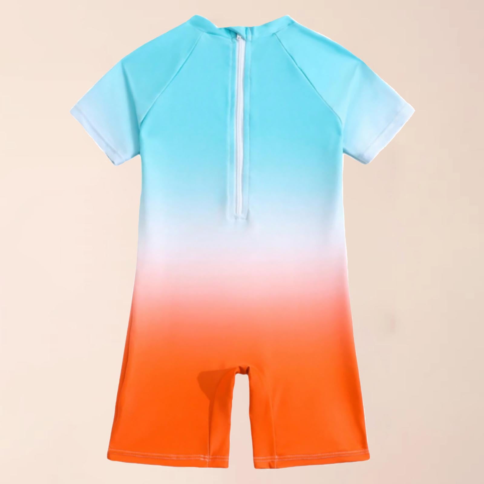 Little Boy Swimsuit 1 Pc Zipper Swimwear Boys Summer Swimsuit Boy ...