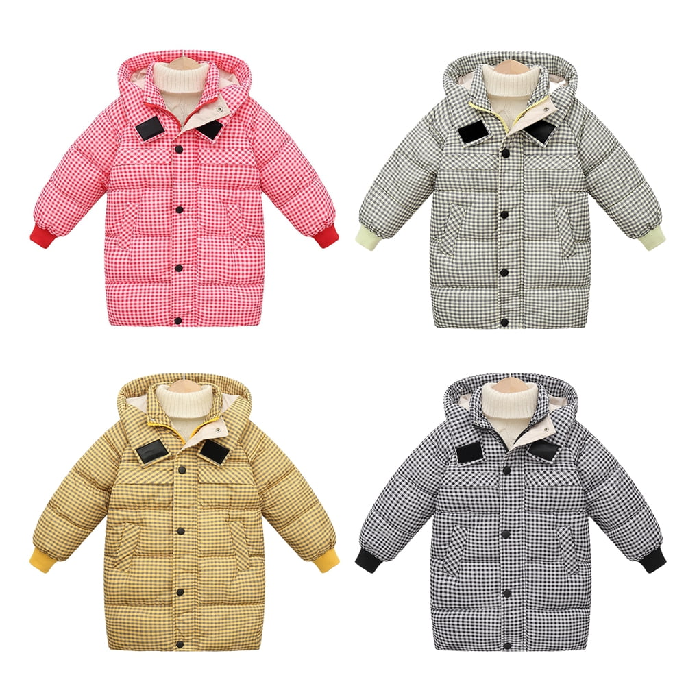 Little Boy's Winter Warm Coat Zip Up Sweatshirt Jacket - Walmart.com