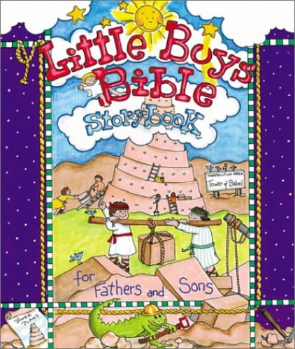 Pre-Owned Little Boys Bible Storybook for Fathers and Sons (Hardcover ...