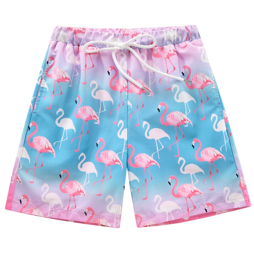 Little Boys Big Boys Swim Trunks Kids Boardshorts Print Swimwear Quick ...