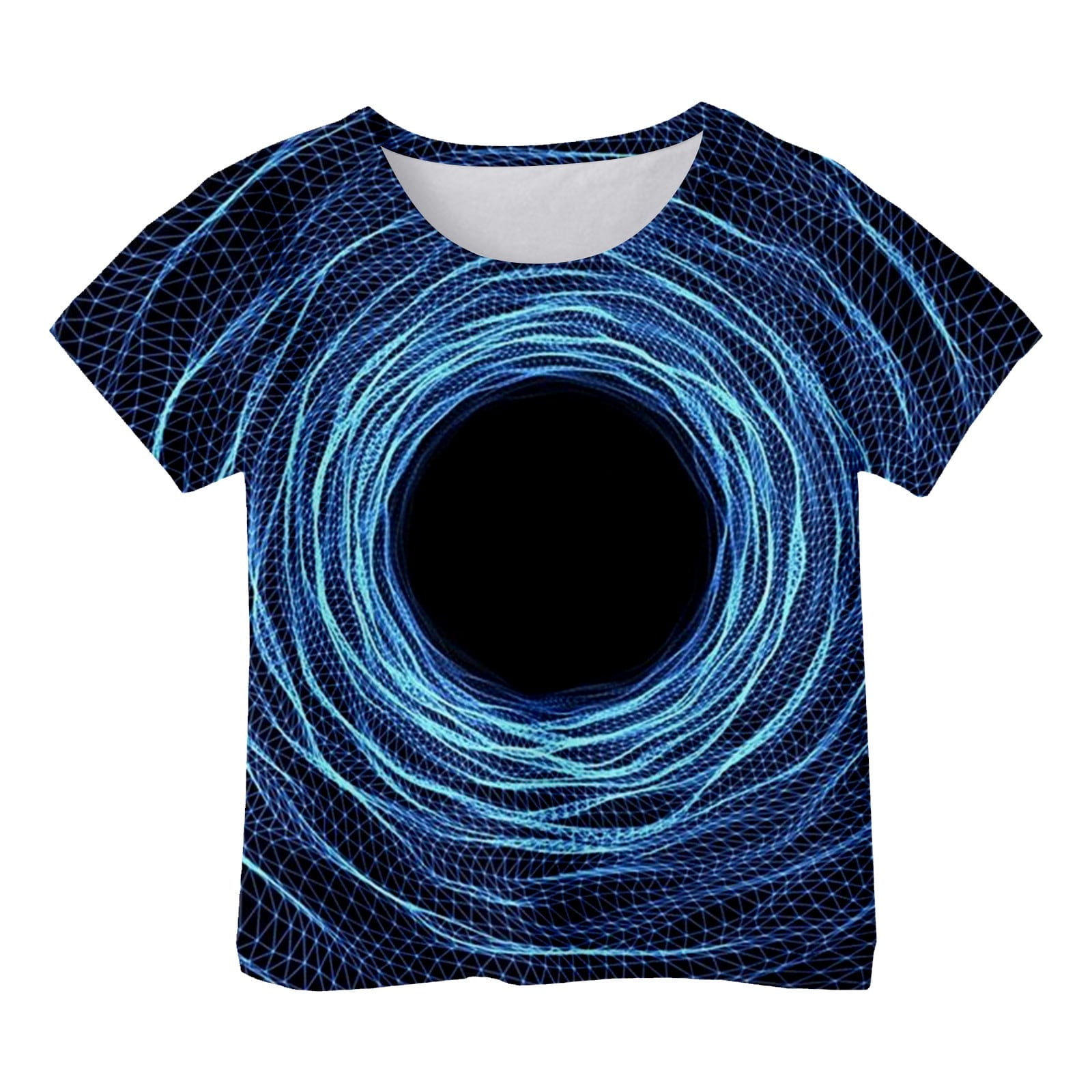 Little Boys Cool 3D Prints Shirt Trendy Kid Shirt Top Blue,6-7T ...