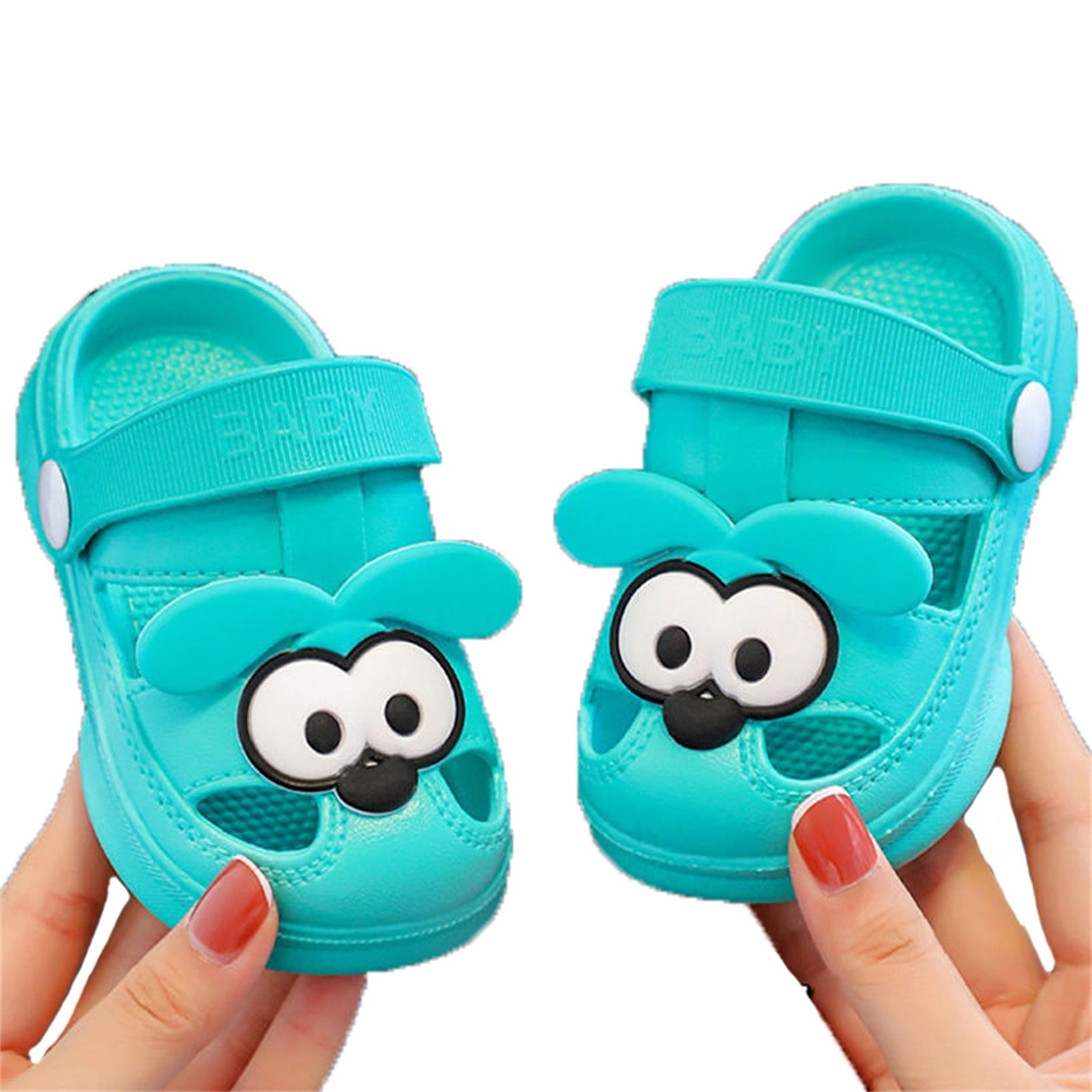 Little Boys Girls Clogs Cute Animals PVC Slip Kids Platform Sandals ...