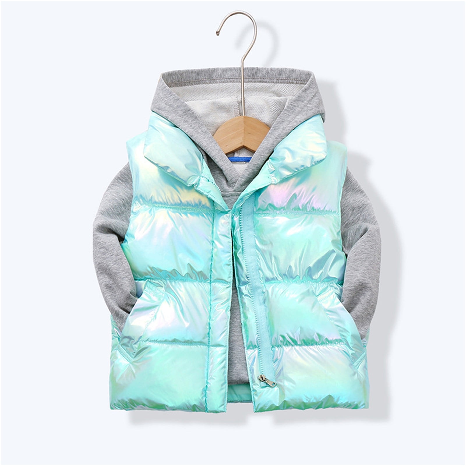 Little Boys Girls Puffer Vest Boys Vest Lightweight Puffer Jacket ...