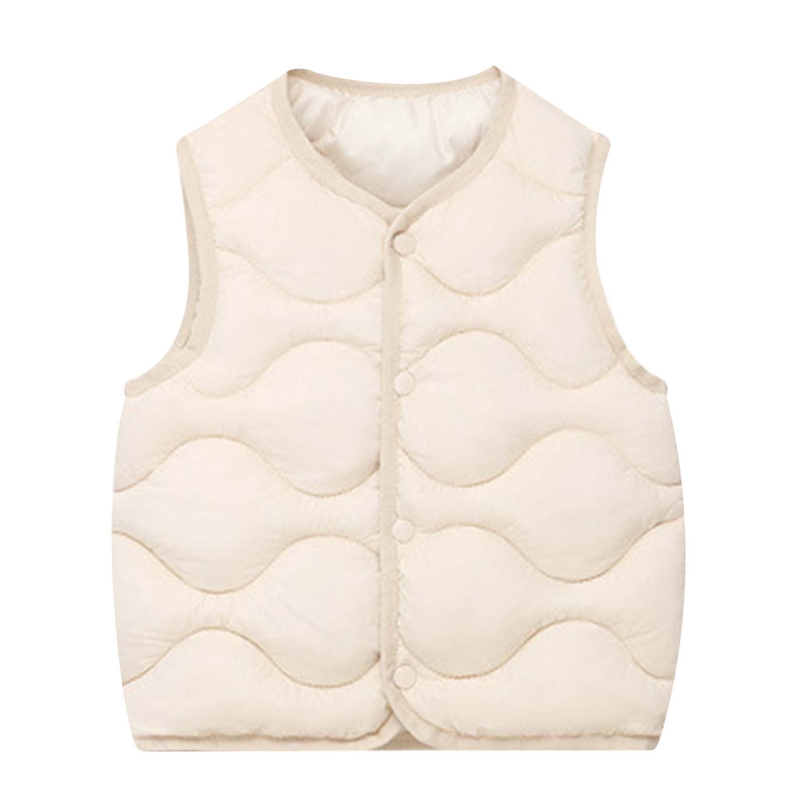 Little Boys Girls Puffer Vest Boys Vest Lightweight Puffer Jacket ...