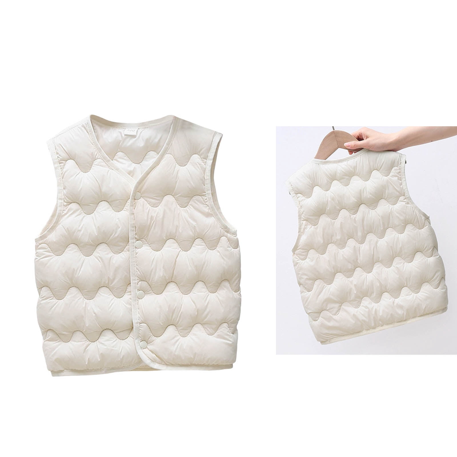 Little Boys Girls Puffer Vest Toddler Boys Winter Vest Light Weight ...