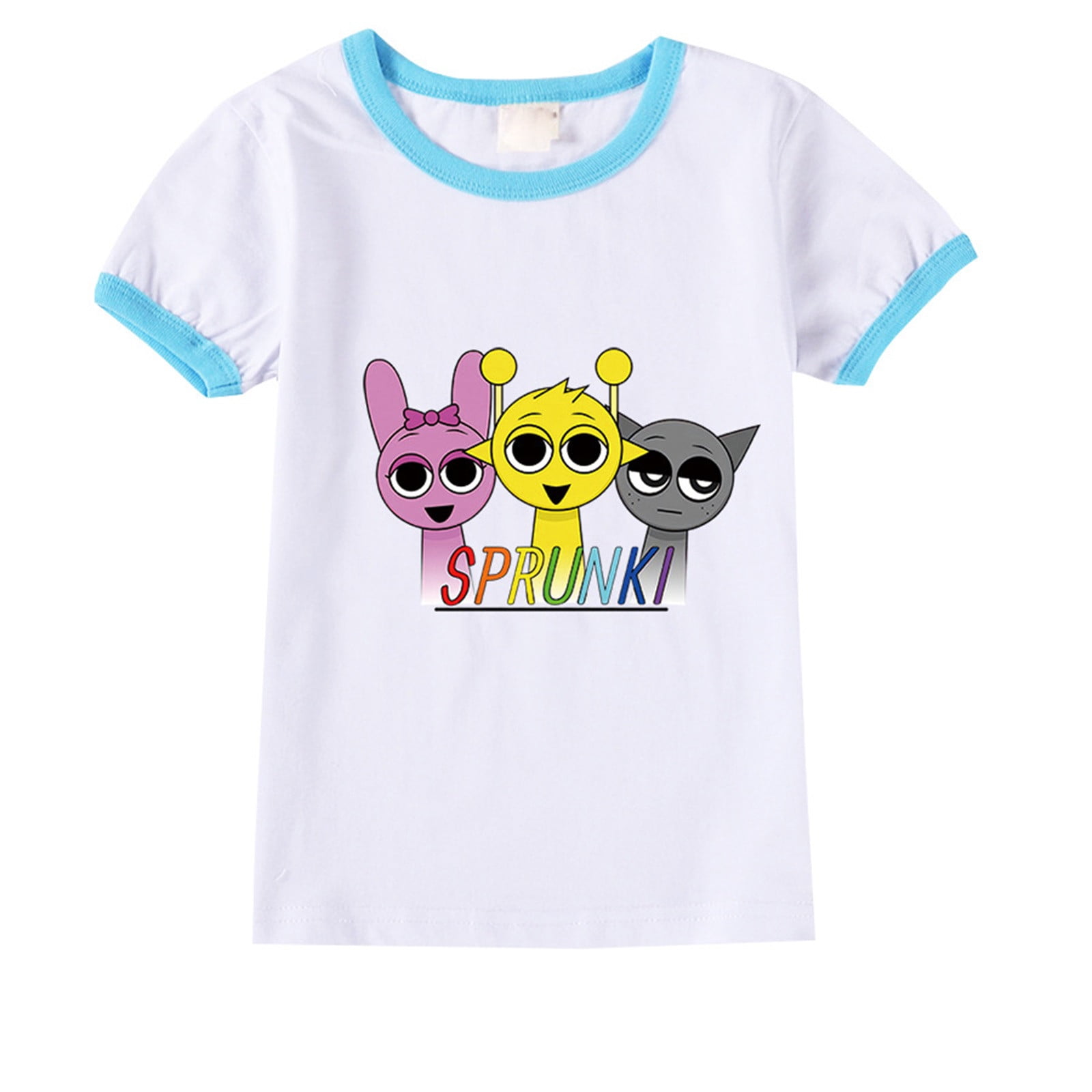Little Boys Kids Sprunki Shirt For Fans Kids Sprunki Figure Printed ...
