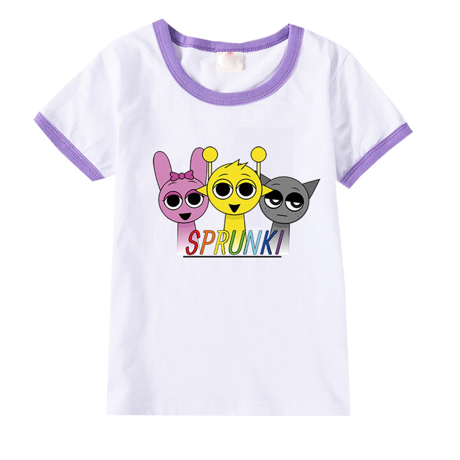 Little Boys Kids Sprunki Shirt For Fans Kids Sprunki Figure Printed ...