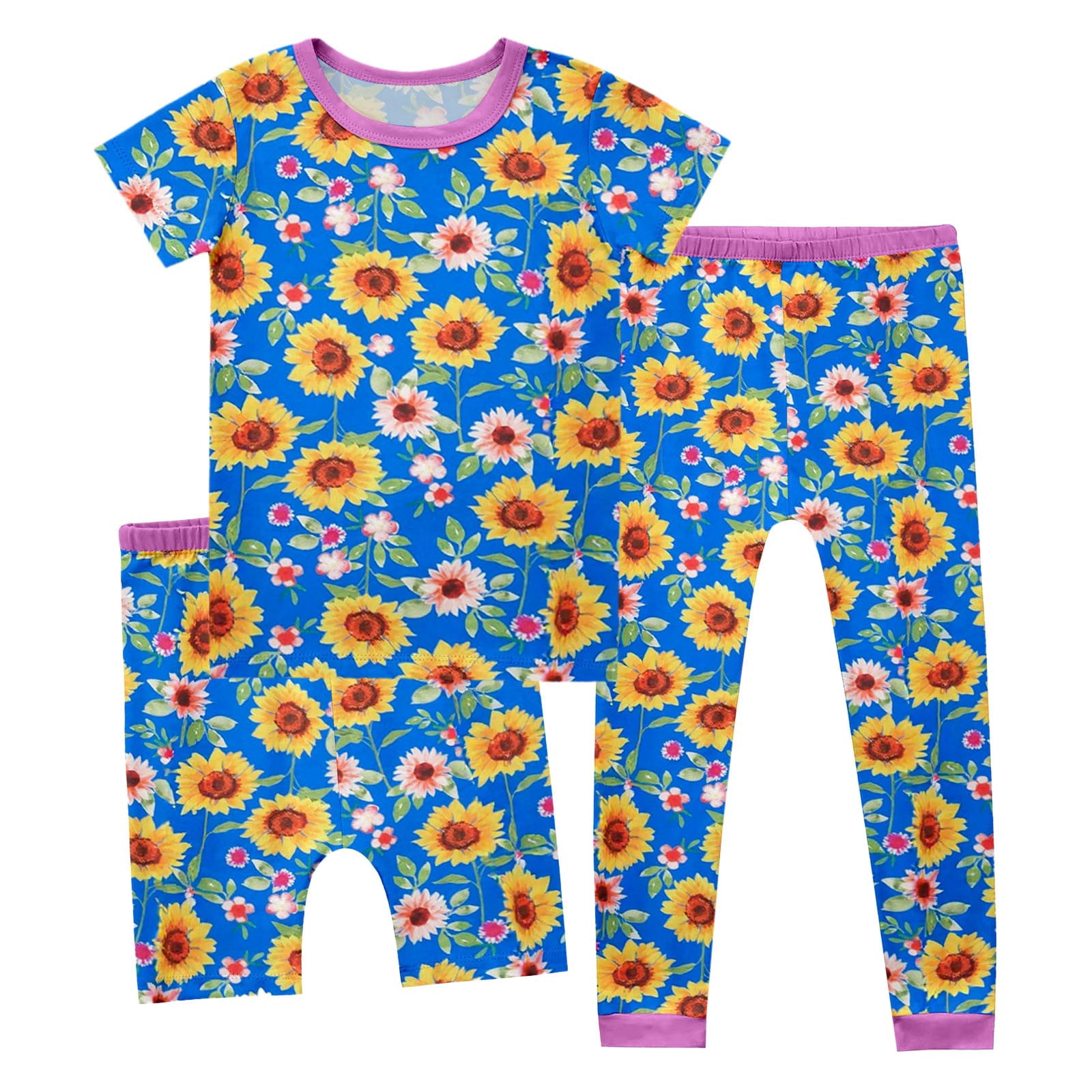 Little Boys Outfits Kids 3 Piece Cartoon Pajama Sets With Fit Comfort ...