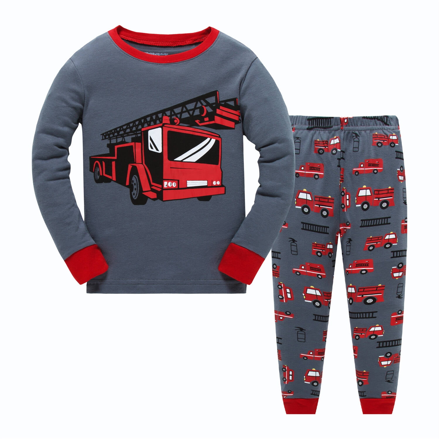 Popshion, Little Boys Pajamas, Size 4T, 100% Cotton Cartoon Sleepwear ...