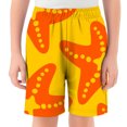 Little Boys Pants Waist Striped Star Print In Five Inch Length Kids ...